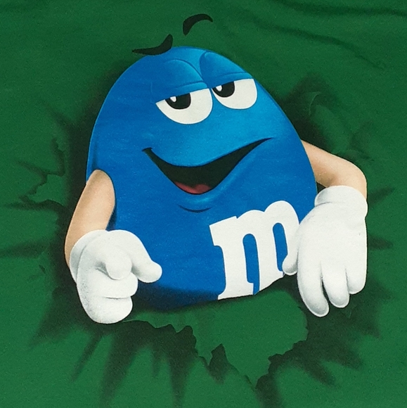 M&M'S | Shirts | 21 Mms Blue Mm Greet Tee Vintage Shirt M Ms | Poshmark